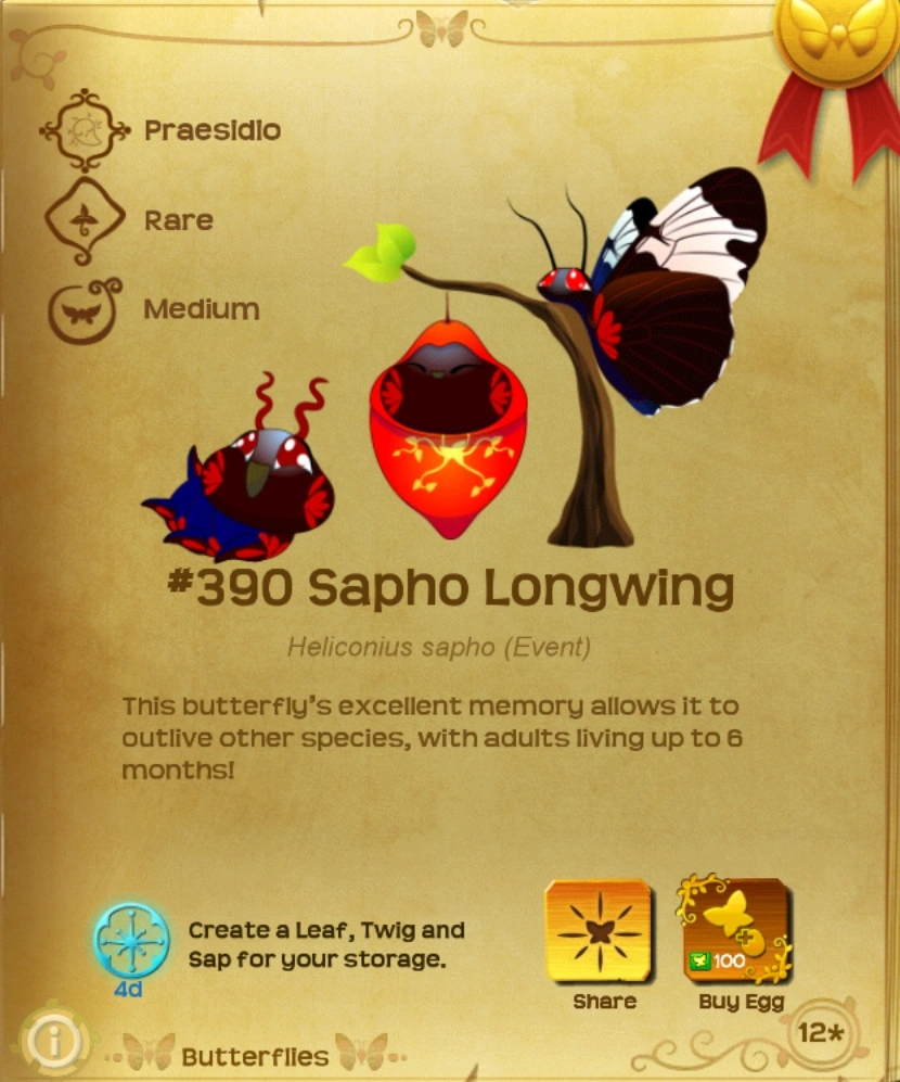 Sapho Longwing | Flutter Butterfly Sanctuary Wiki | Fandom