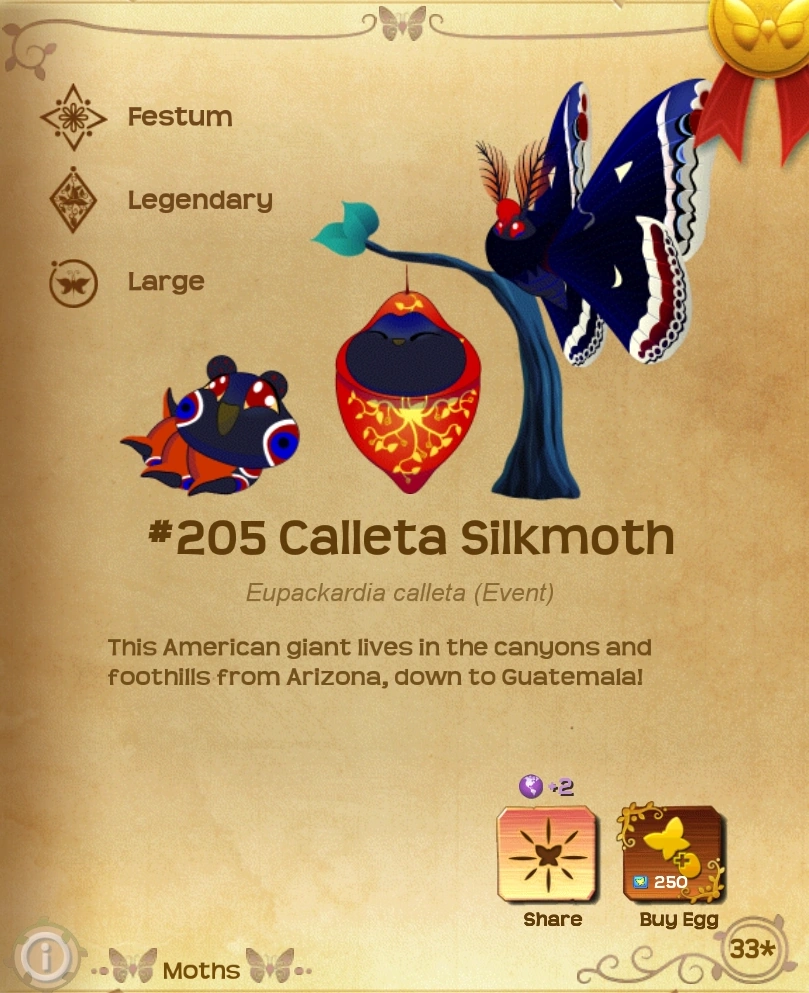Calleta Silkmoth | Flutter: Starlight Wikia | Fandom