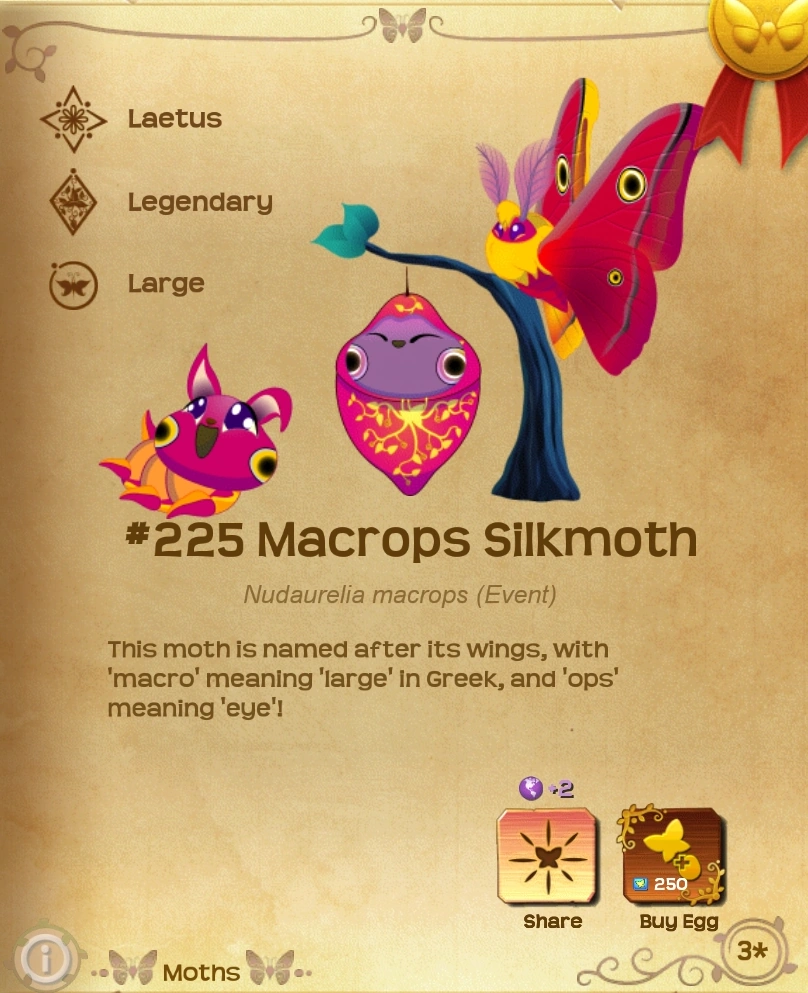 Macrops Silkmoth | Flutter: Starlight Wikia | Fandom