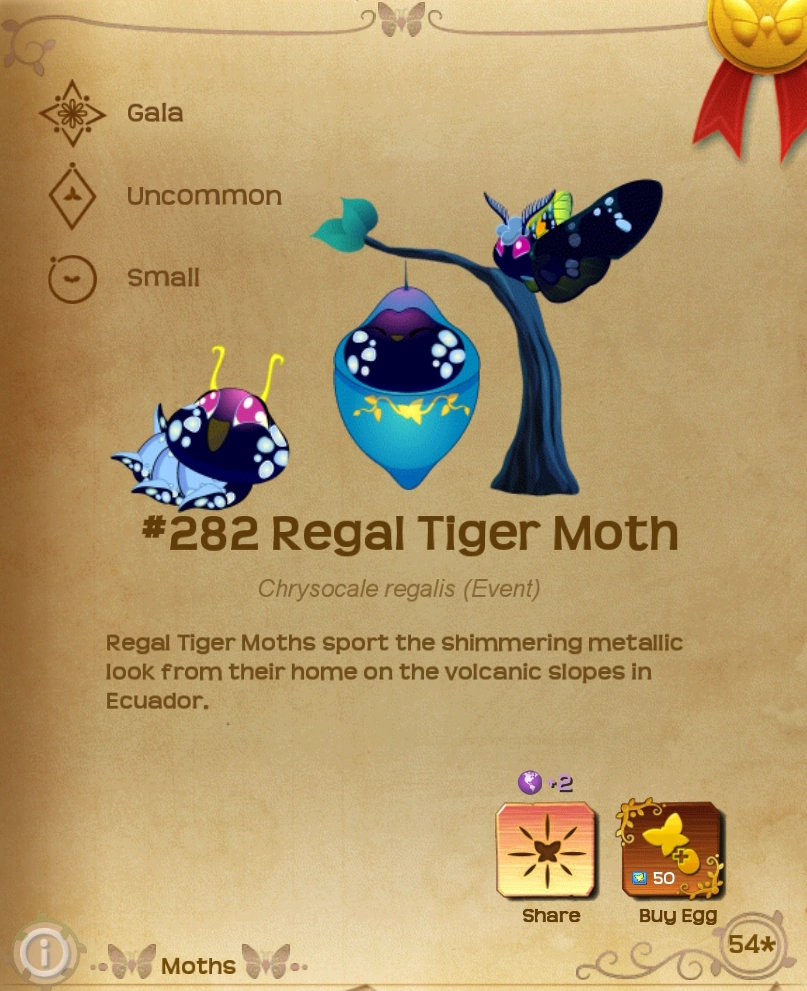 Regal Tiger Moth | Flutter: Starlight Wikia | Fandom