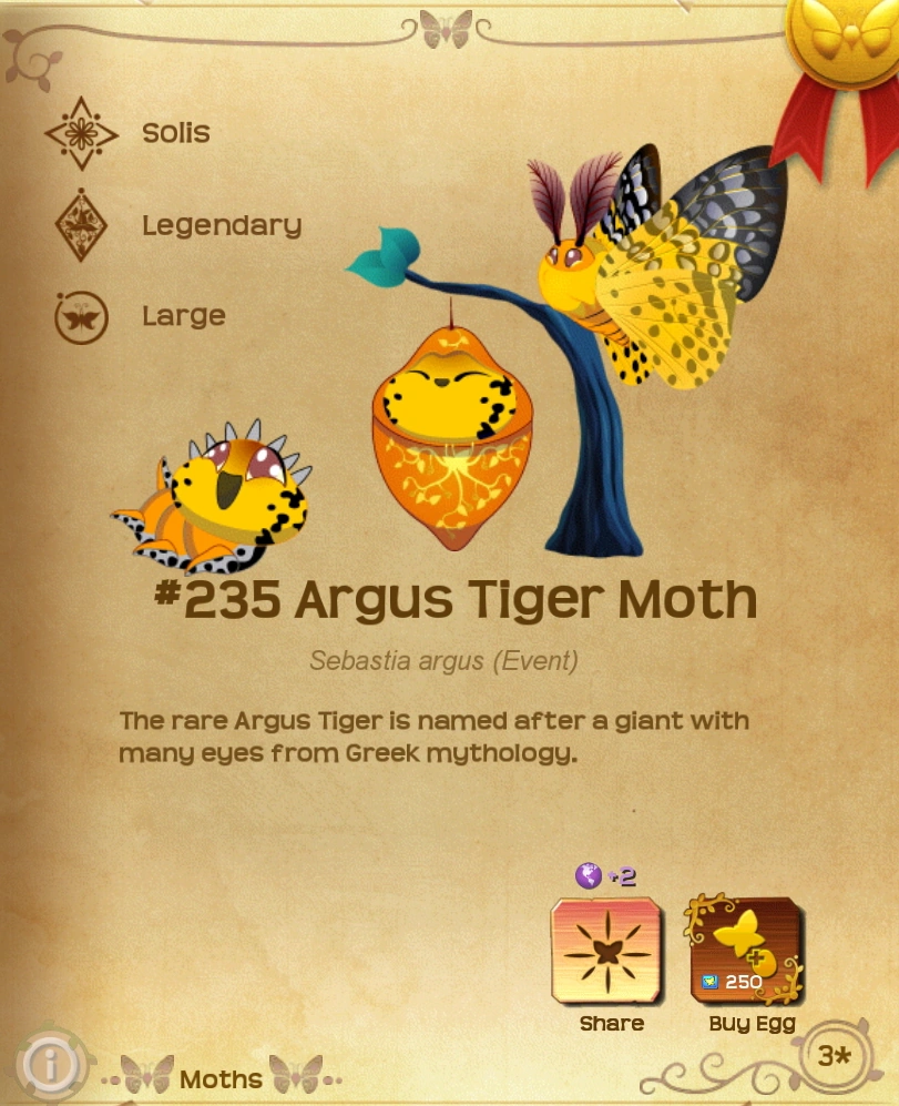 Argus Tiger Moth | Flutter: Starlight Wikia | Fandom