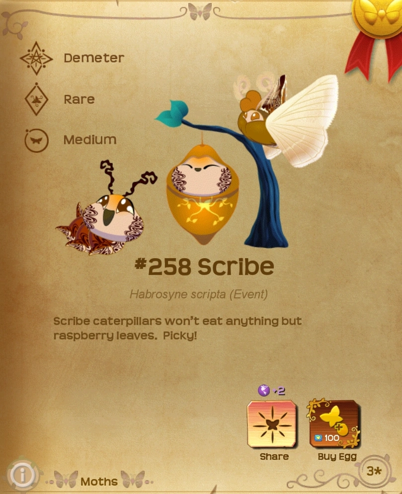 Scribe | Flutter: Starlight Wikia | Fandom