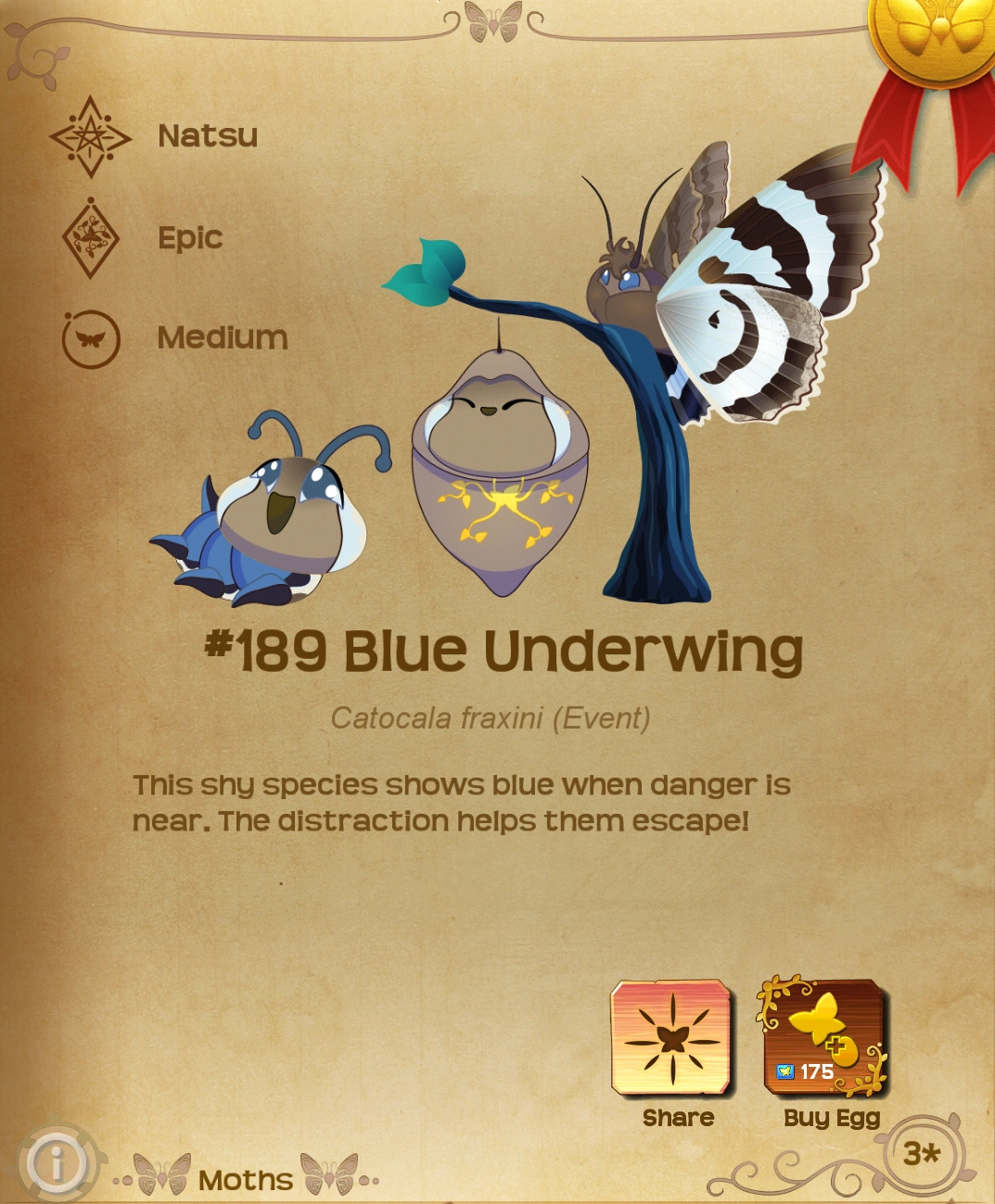 Blue Underwing | Flutter: Starlight Wikia | Fandom