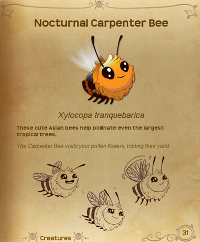 Nocturnal Carpenter Bee | Flutter: Starlight Wikia | Fandom