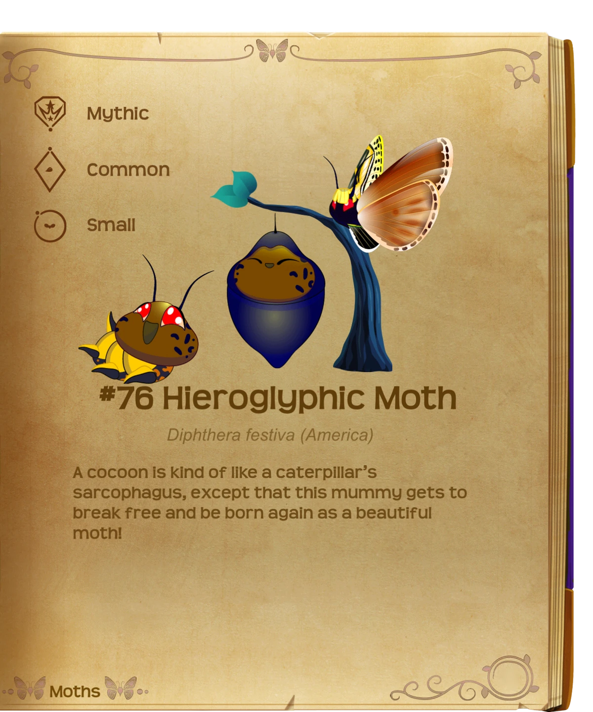 Hieroglyphic Moth | Flutter: Starlight Wikia | Fandom