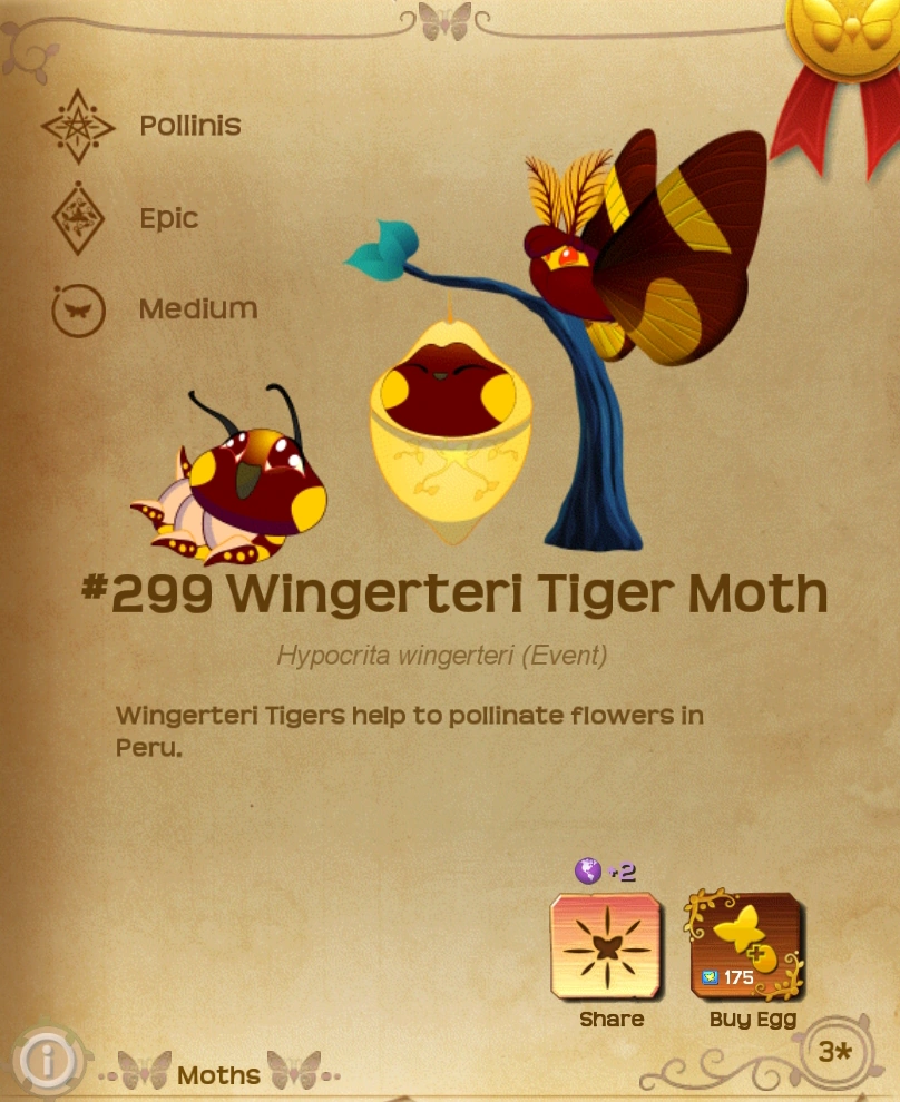 Wingerteri Tiger Moth | Flutter: Starlight Wikia | Fandom