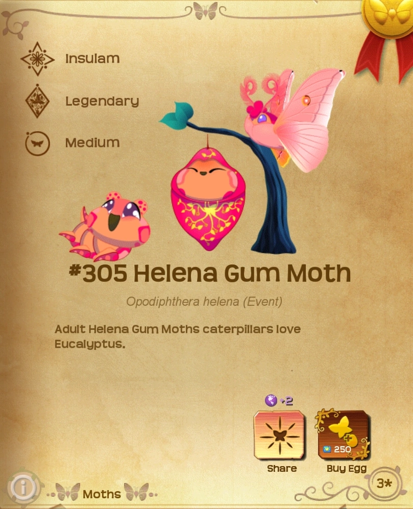 Helena Gum Moth | Flutter: Starlight Wikia | Fandom