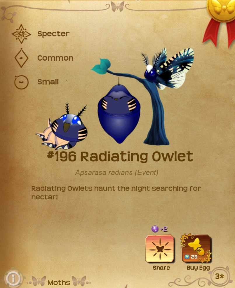 Radiating Owlet | Flutter: Starlight Wikia | Fandom