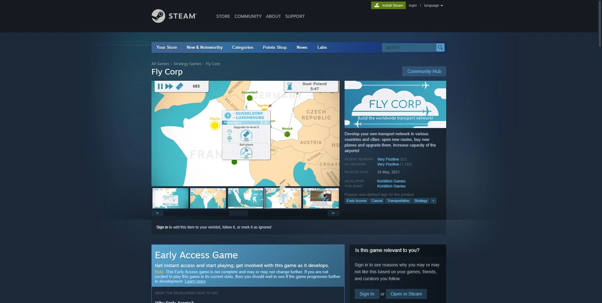 Steam Page | Fly Corp Wiki | Fandom