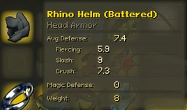 Rhino Helm (Battered) | FlyKnight Wiki | Fandom