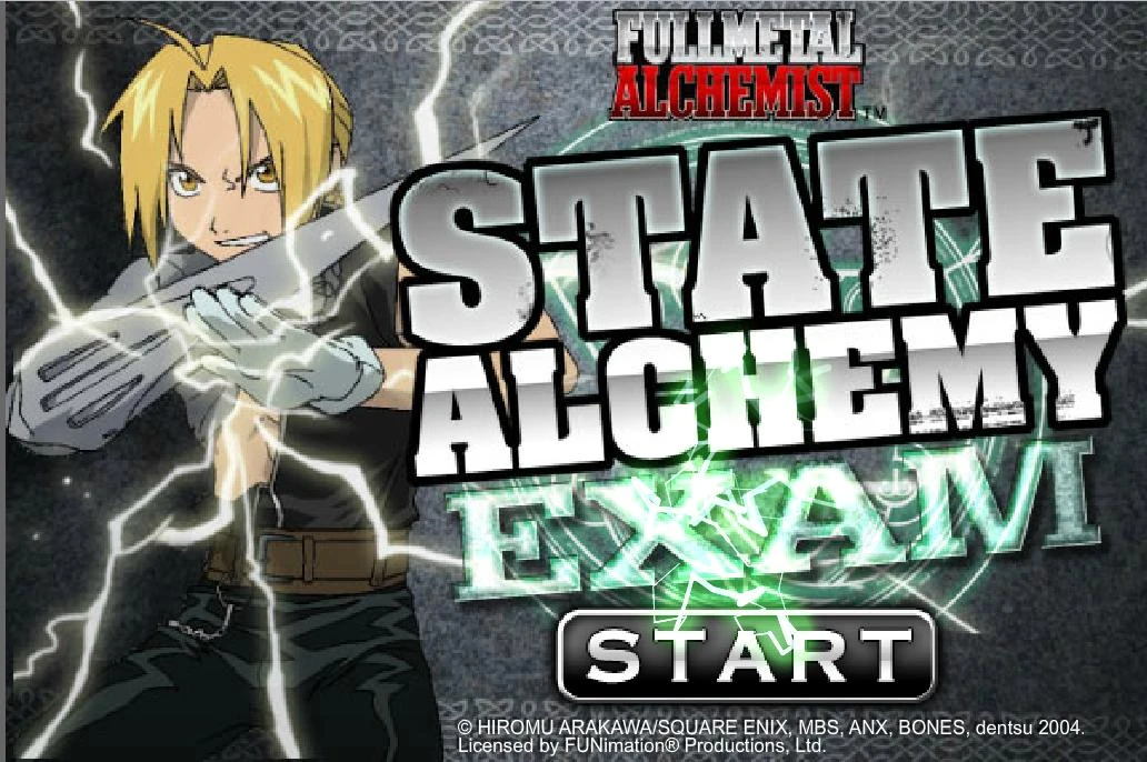 State Alchemy Exam (Flash Game) | Fullmetal Alchemist Wiki | Fandom