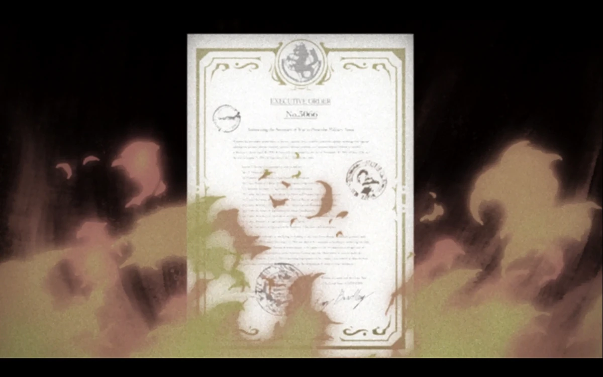Executive Order Number 3066 | Fullmetal Alchemist Wiki | Fandom