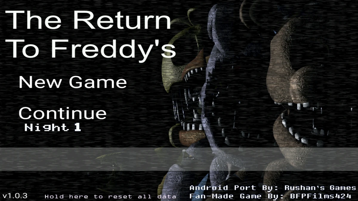 The Return to Freddy's Classic | FNaF Android Port Wiki | Fandom