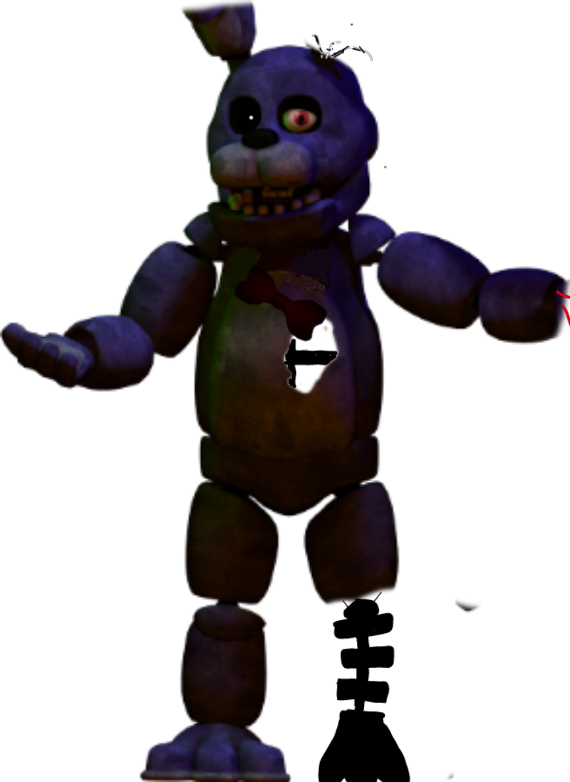 Withered Classic Bonnie (ZEC) | FNAF AU Wiki | Fandom