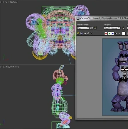 Wireframe Beta Bonnie | FNaF Character Definitive List Wiki | Fandom