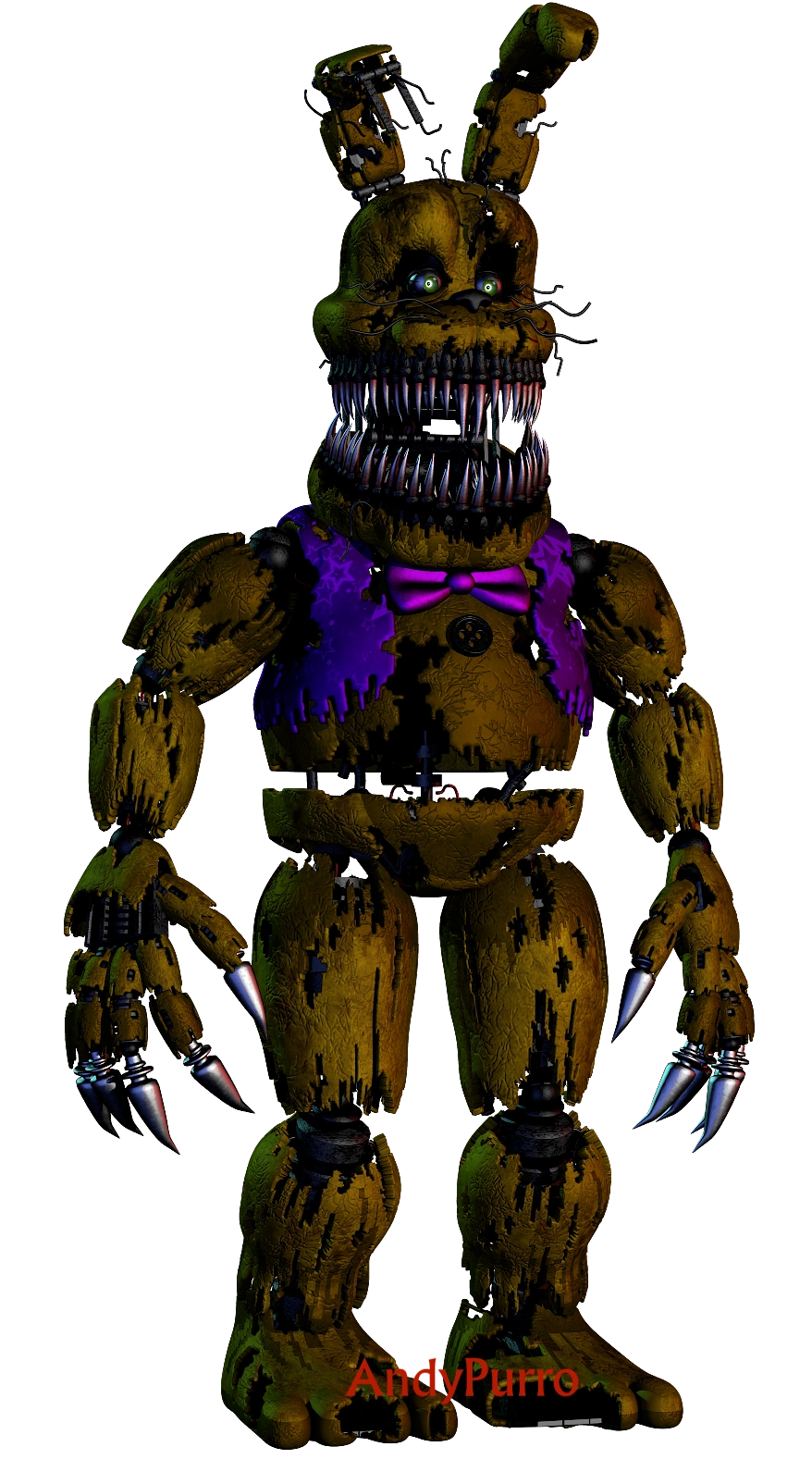 Nightmare Spring Bonnie | FNAF headcanons Wiki | Fandom
