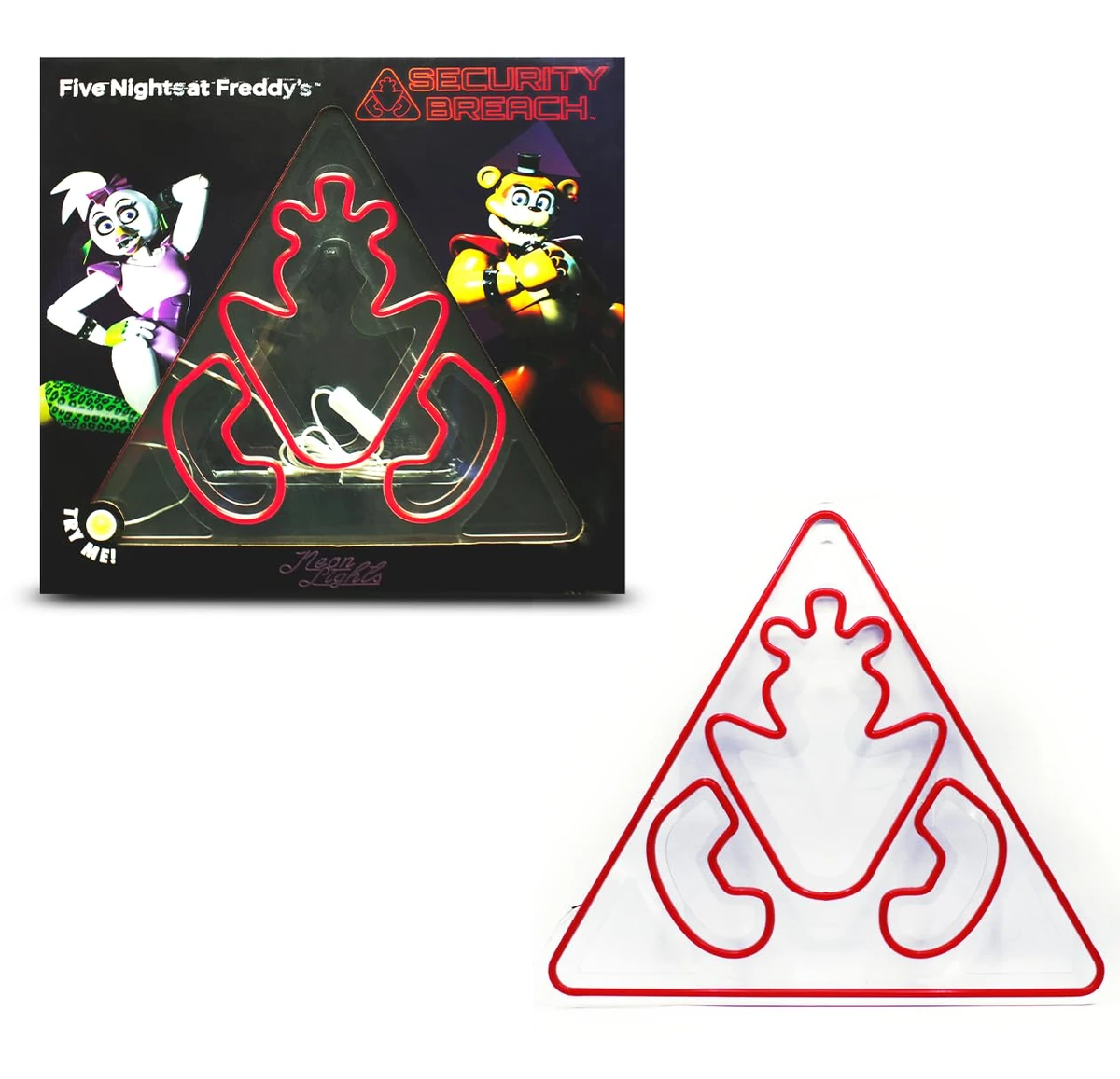 Five Nights at Freddy's Security Breach Neon Lights (Freddy Fazbear ...