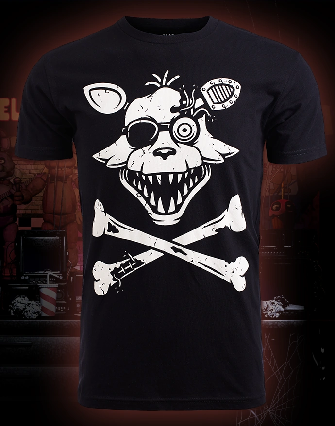SANSHEE Fnaf 2 Withered Foxy Roger Shirt | FNaF Merch Wiki | Fandom
