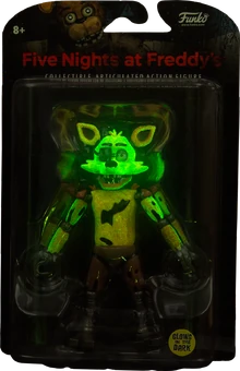 FUNKO Glow In The Dark Foxy Collectible Action Figure | FNaF Merch Wiki ...