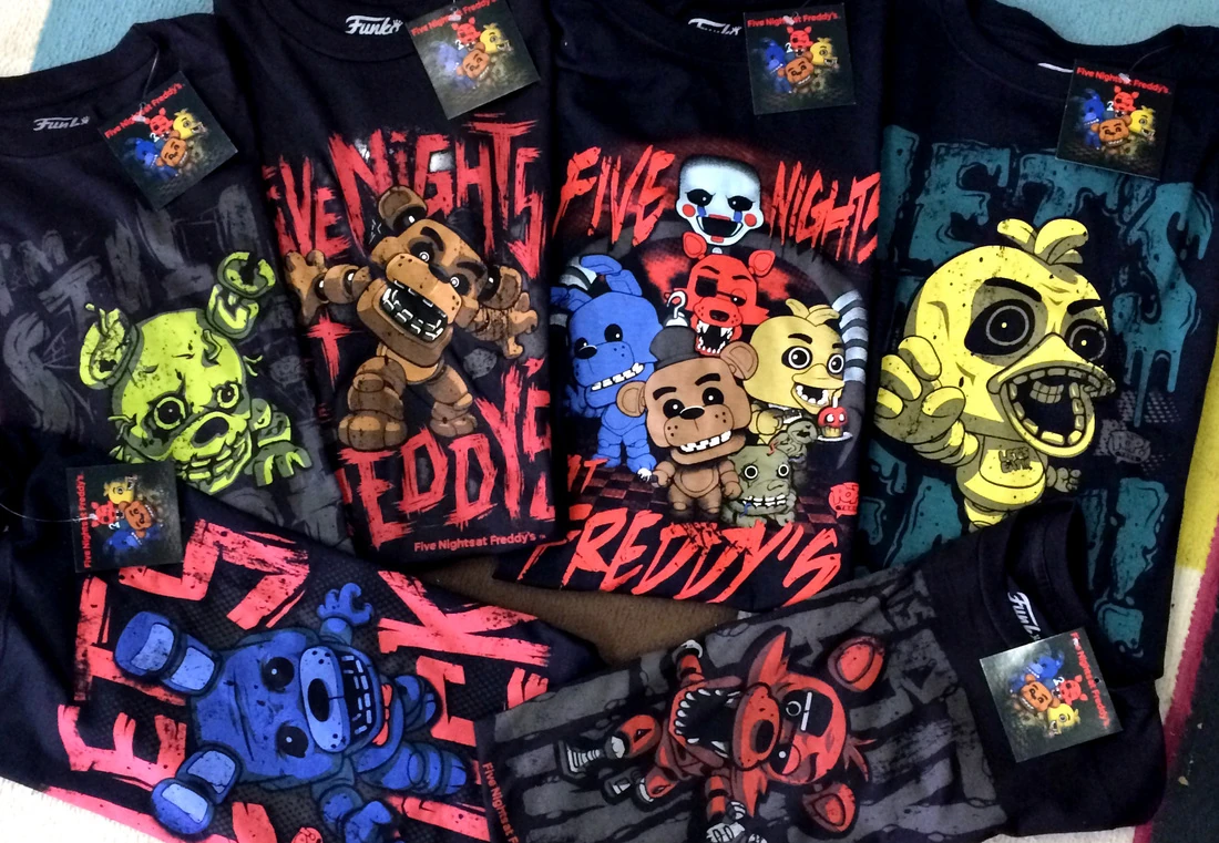 POP TEES FNaF Shirts | FNaF Merch Wiki | Fandom