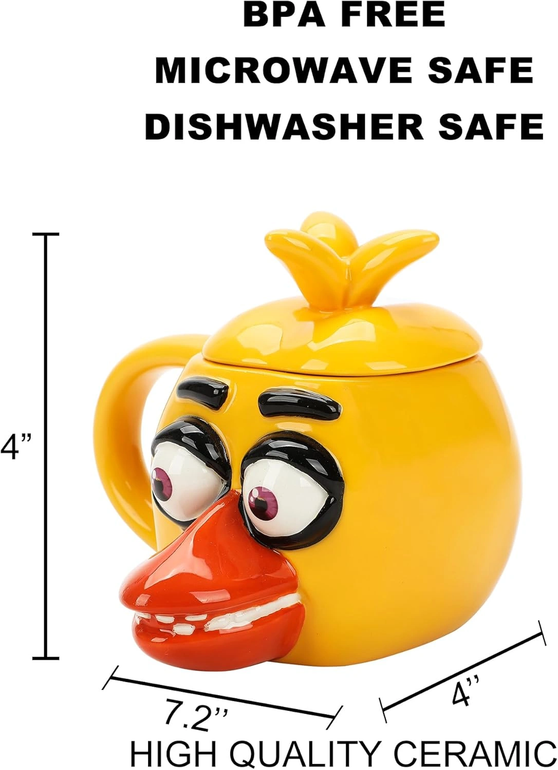 Chica Sculpted Ceramic Mug | FNaF Merch Wiki | Fandom