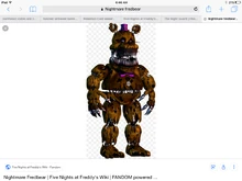 Nightmare & Ignited Fredbear | FNAF Rulez Wiki | Fandom