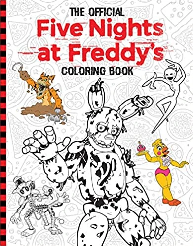 fnaf 2 coloring pages plush trap
