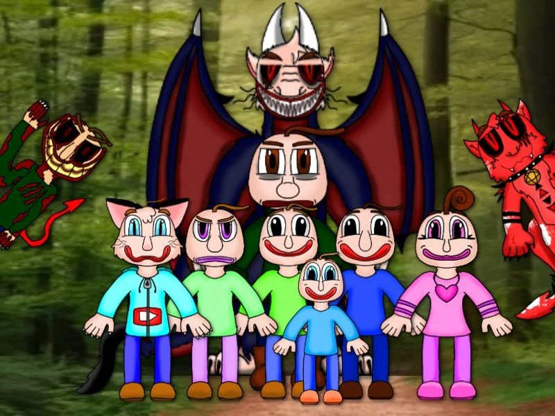 The Baldi Family Tragedies YT Connected Book Series | Fnaf toons Gamer ...