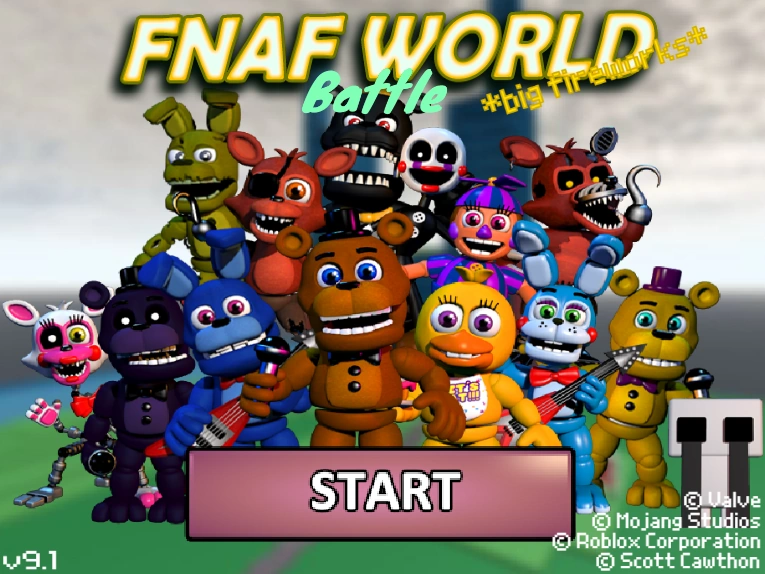 V9.1 | FNAF World Battle on Scratch Wiki | Fandom