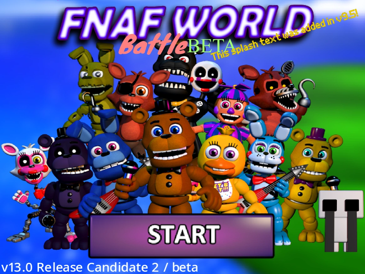 v13.0 Release Candidate 2 | FNAF World Battle on Scratch Wiki | Fandom