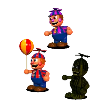 Balloon Boy, JJ and Phantom BB | FNAF World Simulator Wikia | Fandom