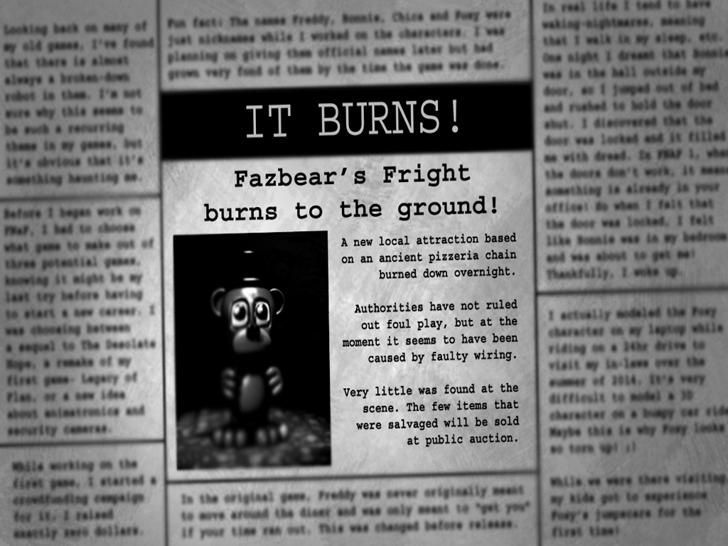 Fazbear's Fright: The Horror Attraction | Fnafapedia Wikia | Fandom