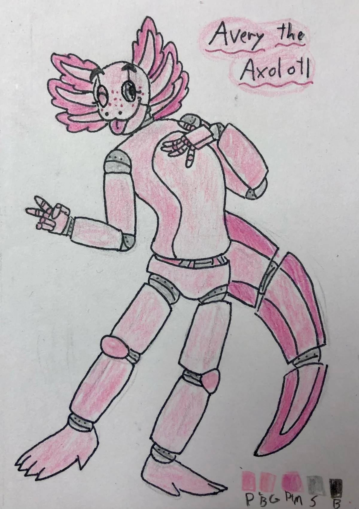 Avery the Axolotl | FNAF~OC Wiki | Fandom