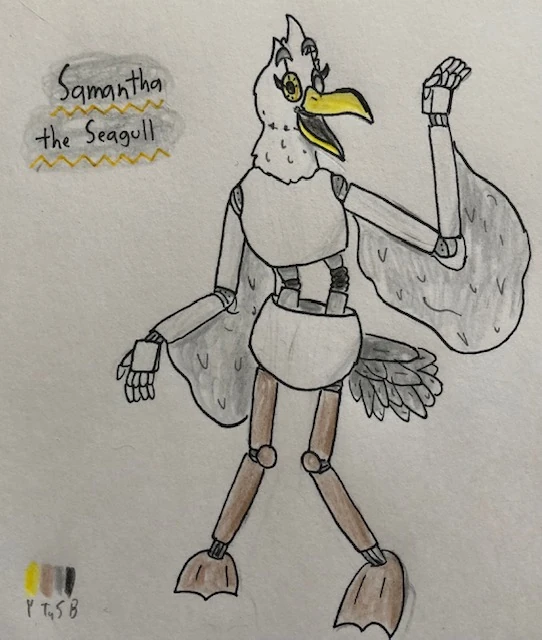 Samantha the Seagull | FNAF~OC Wiki | Fandom