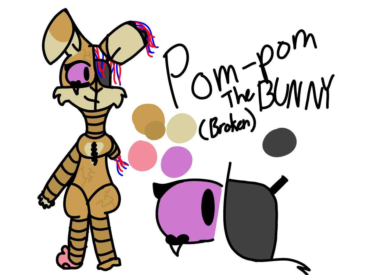 Pom-Pom the Bunny | FNAF~OC Wiki | Fandom