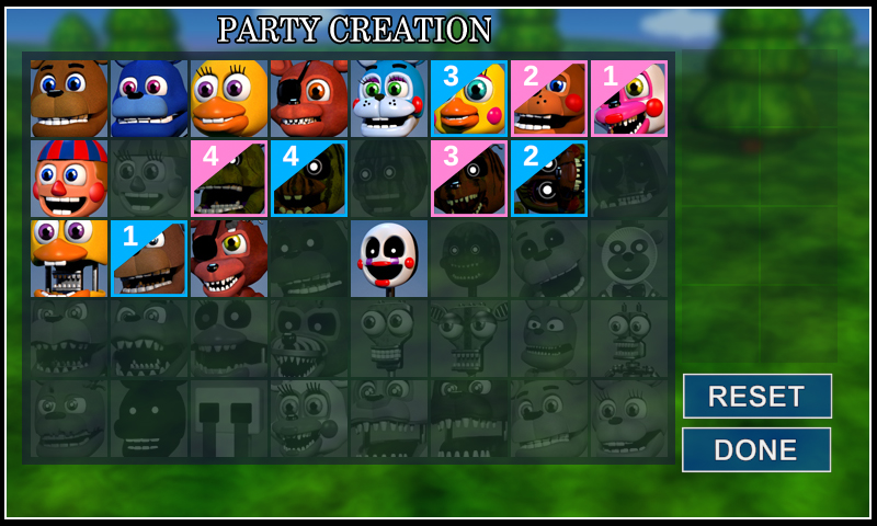 Character Selection | FNaF's World Wikia | Fandom