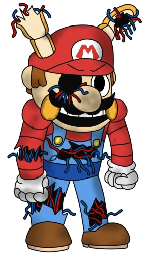 Withered Toy Mario | FNAS Maniac Mania Wiki | Fandom