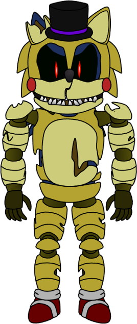 Golden Toy Lock Sonic | FNAS Nightmare Revived Wiki | Fandom