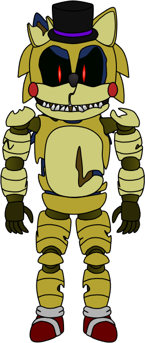 Golden Toy Lock Sonic | FNAS Nightmare Revived Wiki | Fandom