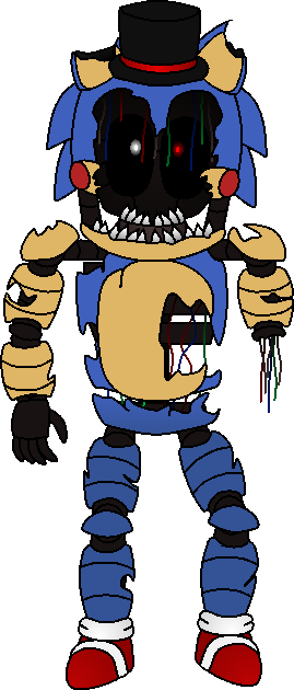 Toy Nightmare Sonic | FNAS Nightmare Revived Wiki | Fandom