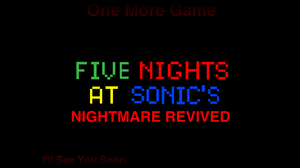 Five Nights at Sonic's Nightmare Revived | FNAS Nightmare Revived Wiki ...