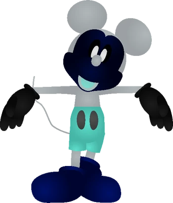 Classic Photo-Negative Mickey | Chaos at Treasure Island Wiki | Fandom