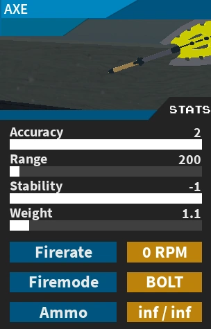 Axe | Foam FPS Wiki | Fandom