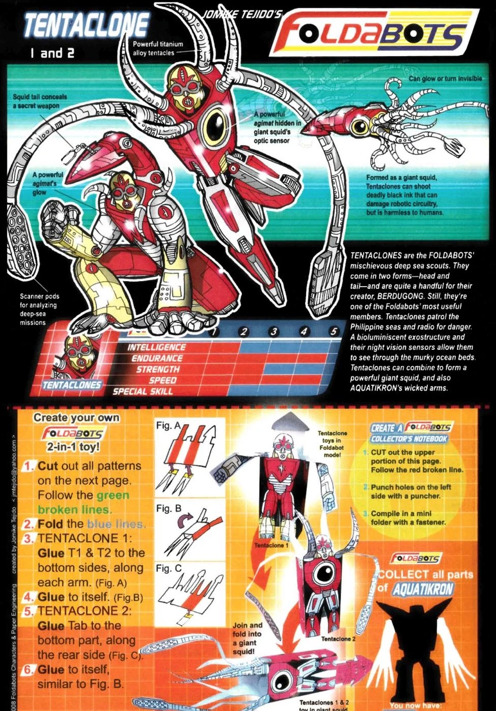 Tentaclones 1 & 2/Tentaclones 1 & 2 (2008) | Foldabots Wiki | Fandom