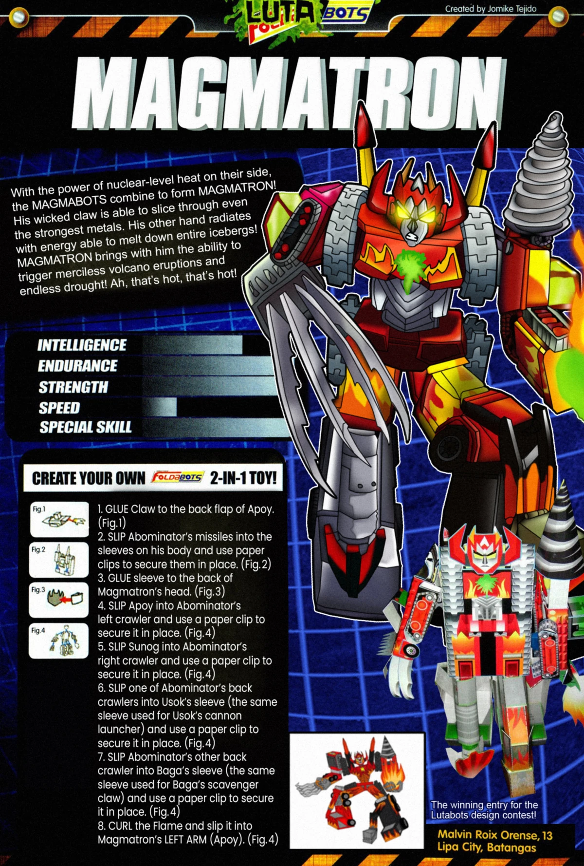 Magmatron | Foldabots Wiki | Fandom