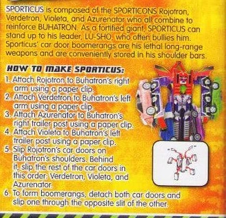 Sporticus/Sporticus (2012) | Foldabots Wiki | Fandom