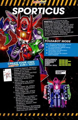 Sporticus | Foldabots Wiki | Fandom