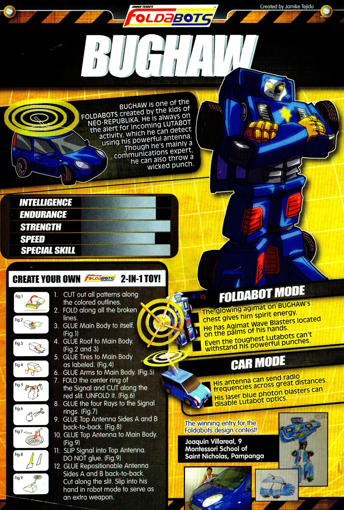 Bughaw | Foldabots Wiki | Fandom