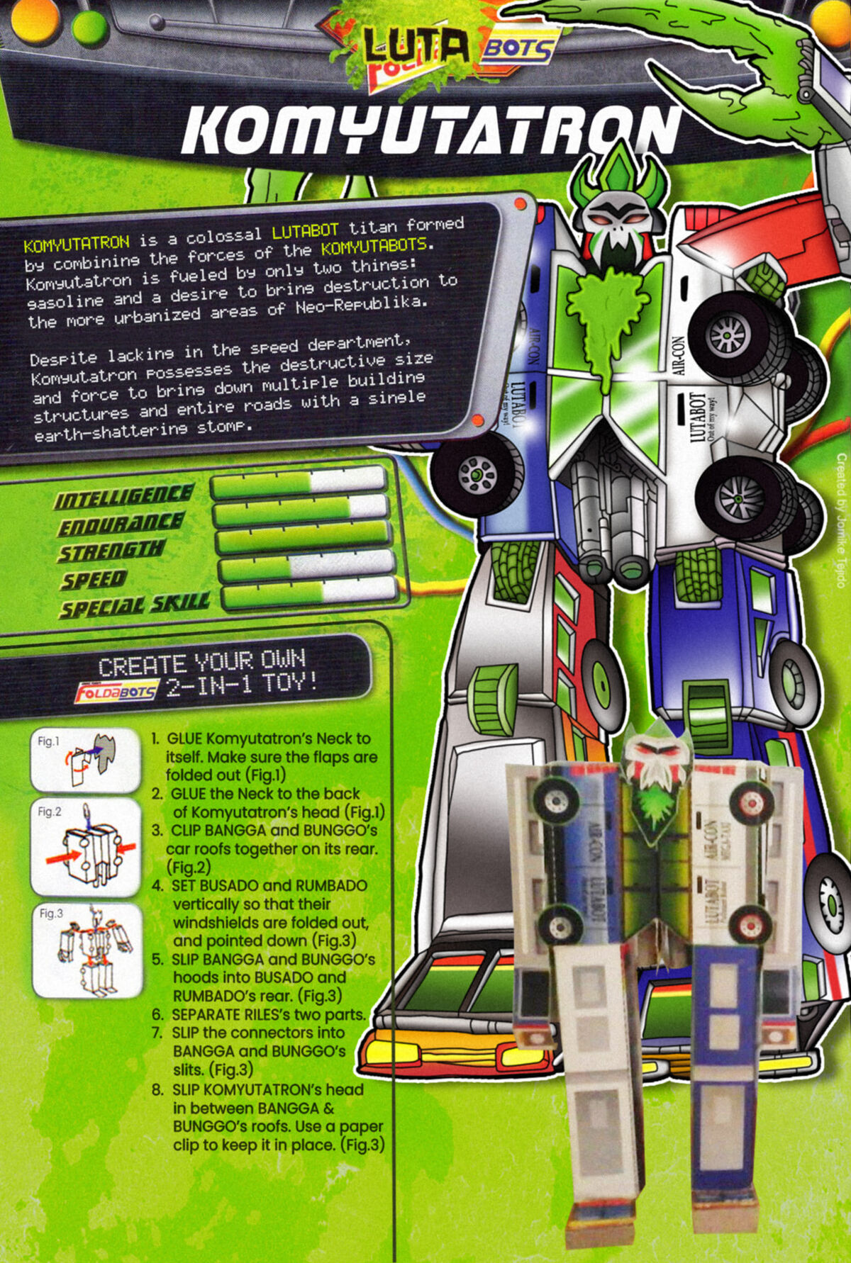 Komyutatron | Foldabots Wiki | Fandom