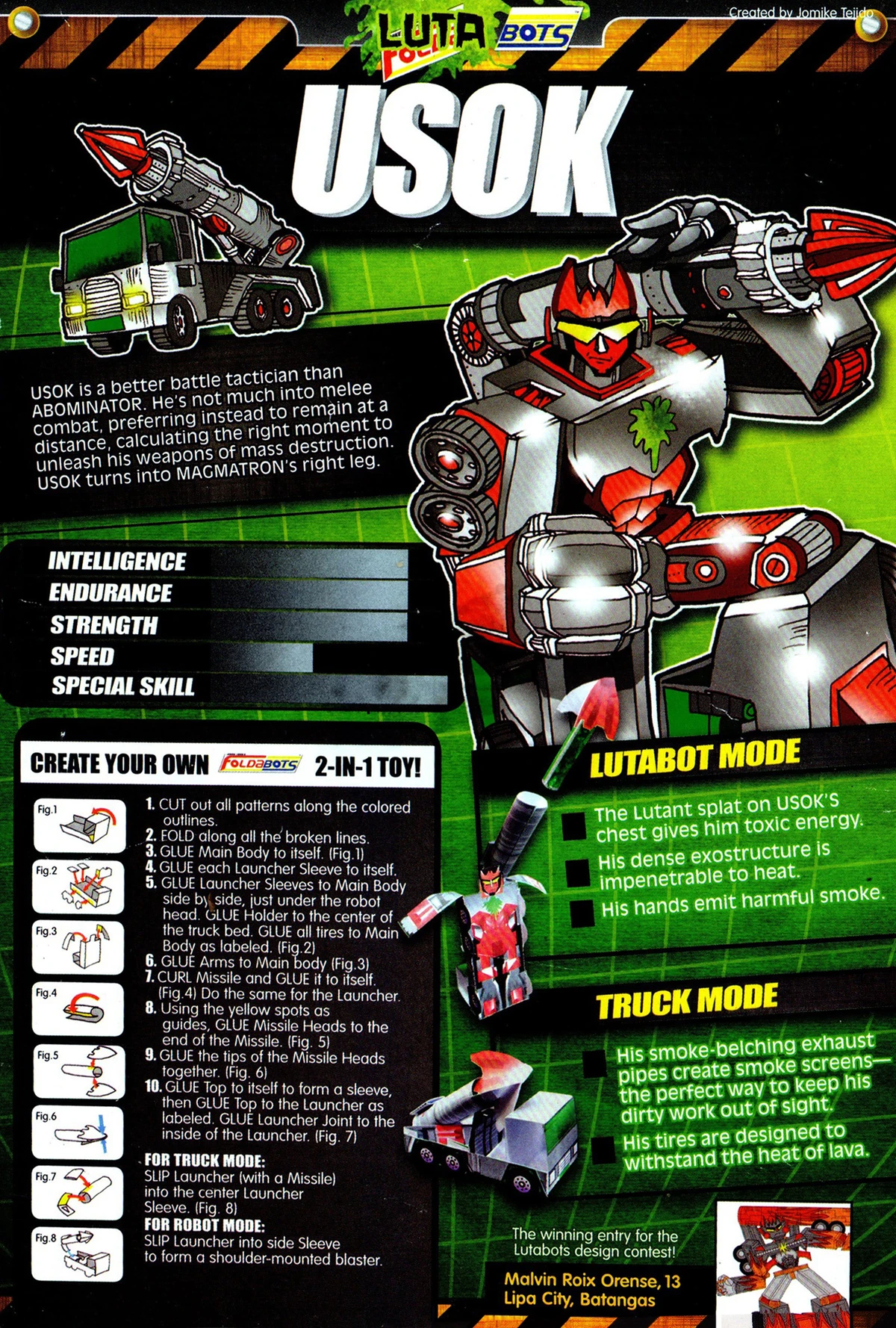 Usok | Foldabots Wiki | Fandom